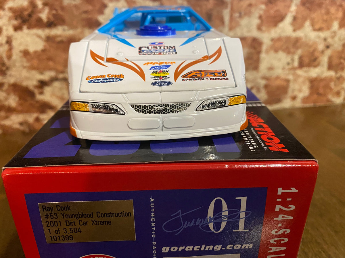 *NEW* 2001 Ray Cook #53 1:24 Scale Action Xtreme Dirt Late Model Dieca ...