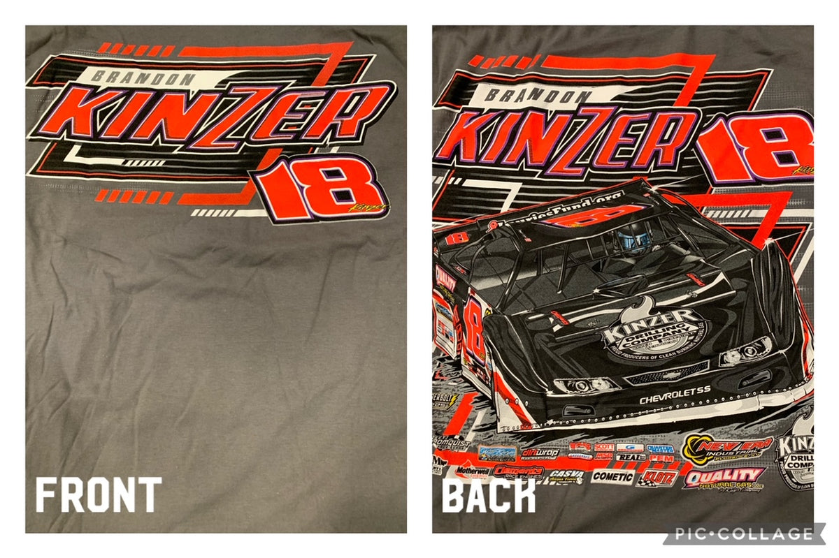 Gray Brandon Kinzer Lines T-Shirt – Old Dirt Shirts