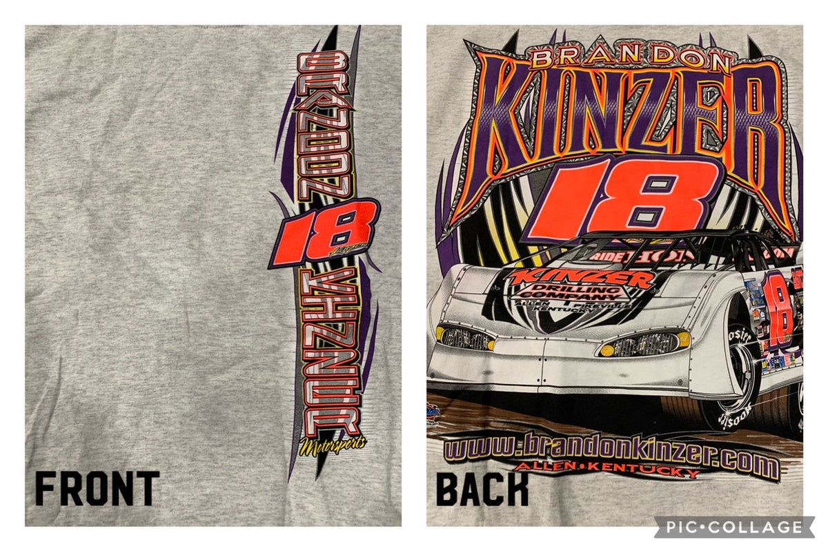 Light Gray Brandon Kinzer Hiked Up T-Shirt – Old Dirt Shirts