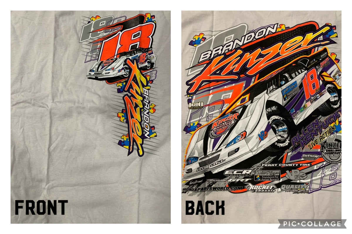 Ice Gray Brandon Kinzer Autism Puzzle Pieces T-Shirt – Old Dirt Shirts